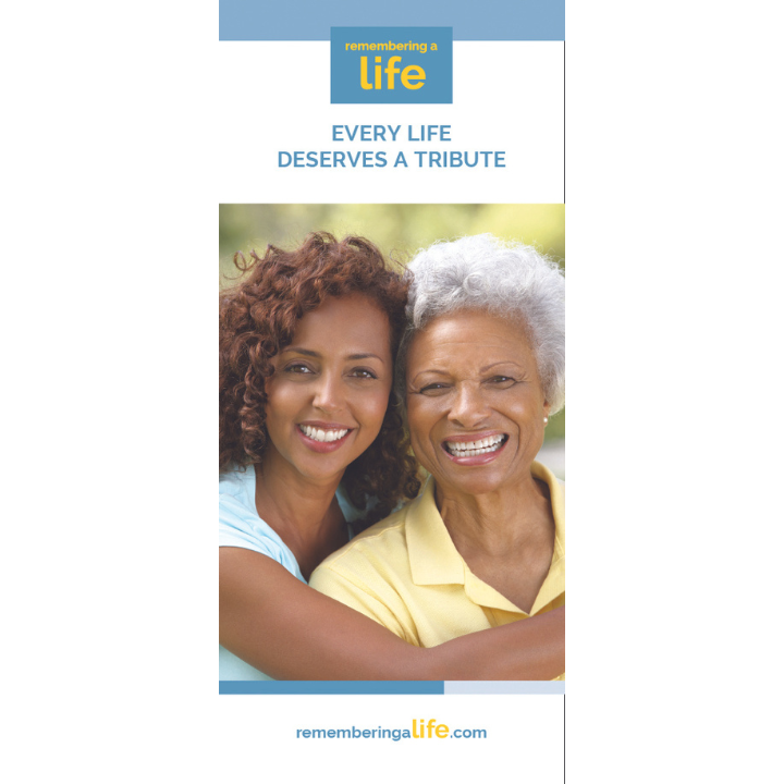 Every Life Deserves a Tribute Brochure (25 brochures per pack ...